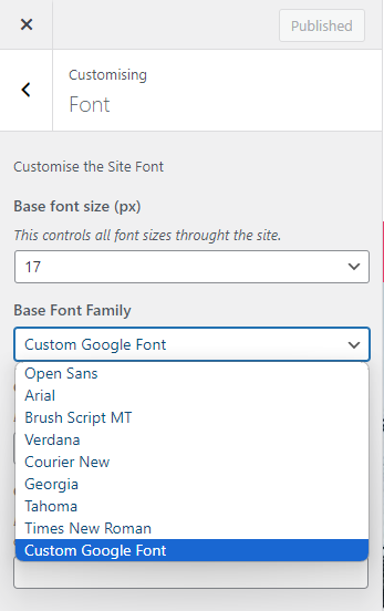 How to use a Google Font