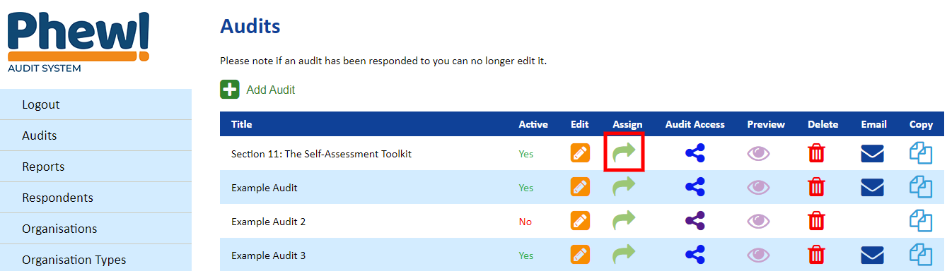 How to edit an Audit due date